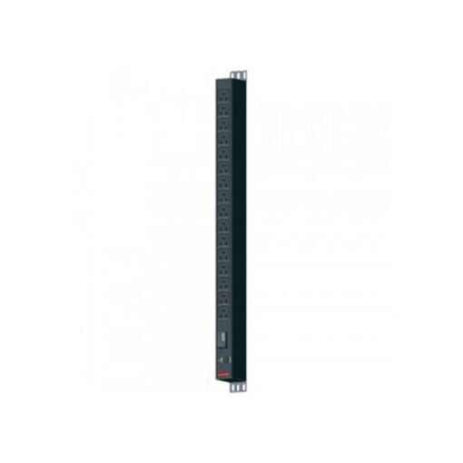 PDU 15 tomas 5-20R 125VAC/20A vertical Triple protección c/cable 3mts 5 ...
